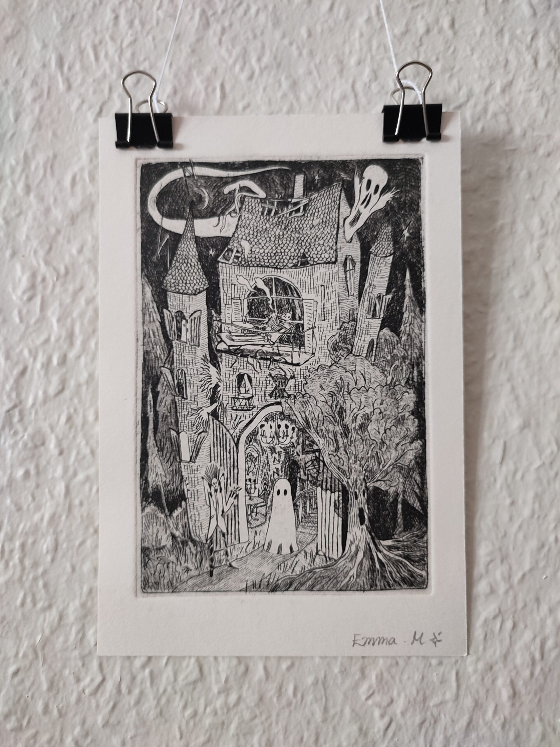 Emma MORISON - Maison hantée - Galerie Wyrd